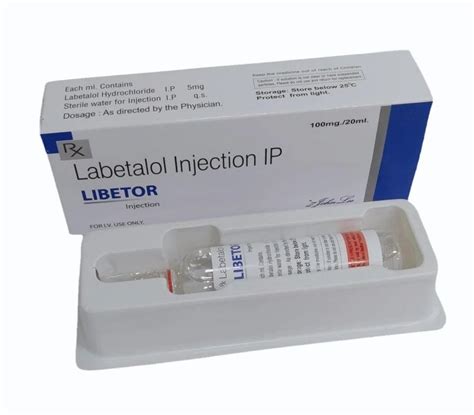 100mg Labetalol Injcetion At Rs 80vial Ballard Estate Mumbai Id