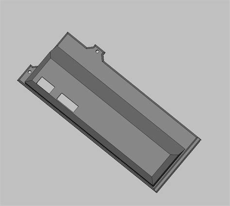 Prusa Box Raspberry Pi 4b Back Cover More Room With Power Cable And Pwm Fan Sensor Cable Slot