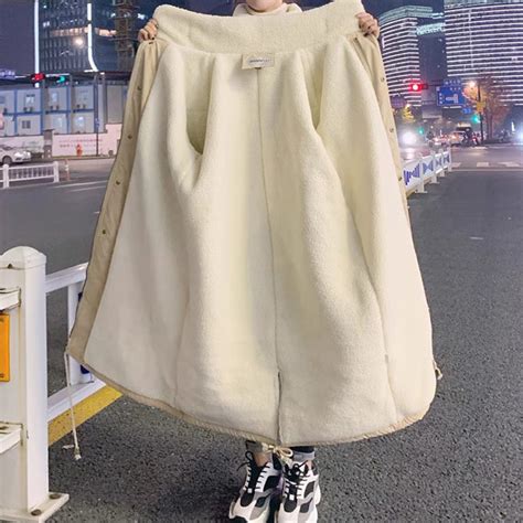 오아즈 여성 인조양털 후리스 이너 롱코트 점퍼 3color