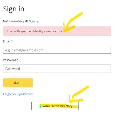 User With Specified Identity Already Exists · Issue 2142 · Azureapi