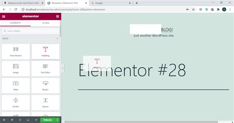 Issues With Drag And Drop Elementor Rwordpress