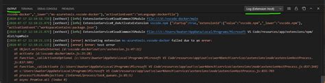 Extension Not Working In Admin · Issue 2175 · Microsoft Vscode Docker