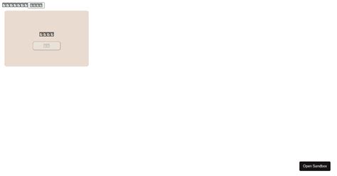 React Codesandbox