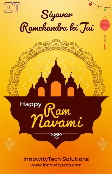 Innowity Tech Solutions On Linkedin Ramnavami Jaishreeram India