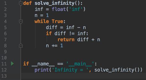 Finding The Numerical Value Of Infinity Rprogrammerhumor