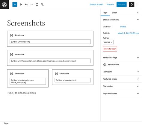 How To Take Screenshots With WordPress Urlbox