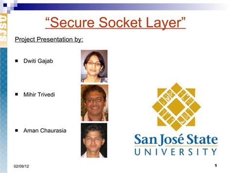 Secure Socket Layer (SSL) | PPT | Information and Network Security | Computing