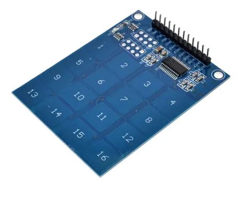 Teclado Digital Touch Capacitivo 16 Teclas Ttp229 Arduino Mercadolivre