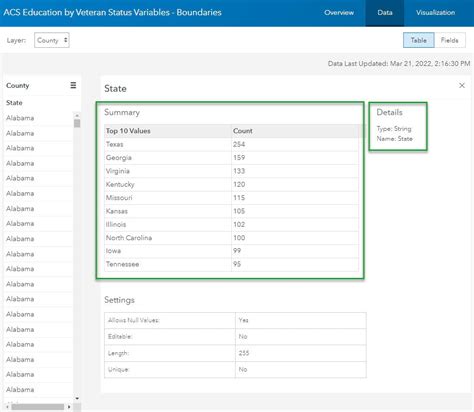 A Tour Of A Feature Layer S Data Tab In ArcGIS Online