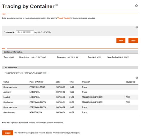 user guide tracing by container hapag lloyd
