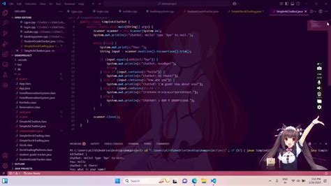 java internship codealpha ai chatbot machinelearning… aatif desai