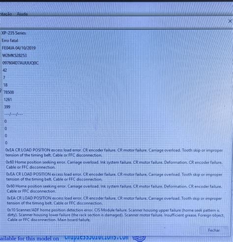Problems With Epson Xp 235 R Printers