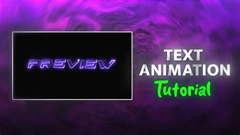 Text Animation Tutorial 4k Quality Runing Text Animation For Alight