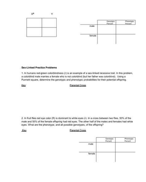 Solved Example Sex Linked Cross The Normal Female Chegg Com