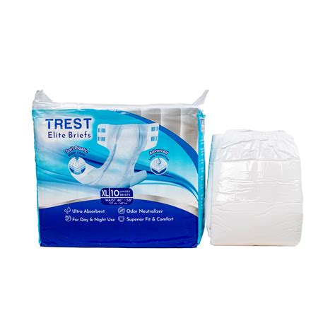 Trest Elite Briefs Incontinence Products Adult Diapers Trest Care