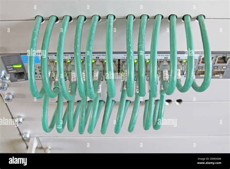 Data Center Copper Patch Panel Hi Res Stock Photography And Images Alamy