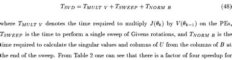 Presents More Information On The Time Required To Calculate The SVD By Download Table