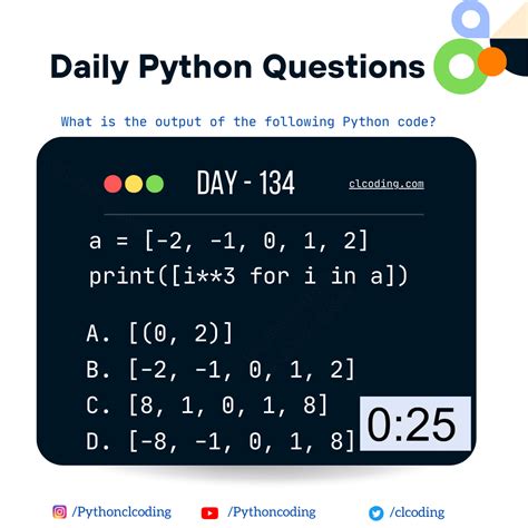 Python Coding Challenge Day 134 What Is The Output Of The Following Python Code R Pythonclcod