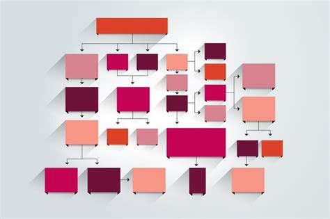 Premium Vector Fowchart Chart Scheme Diagram Template Infographic