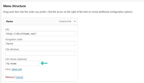 How To Add Font Awesome Icons To Menu Links Divi Theme Help Tutorials