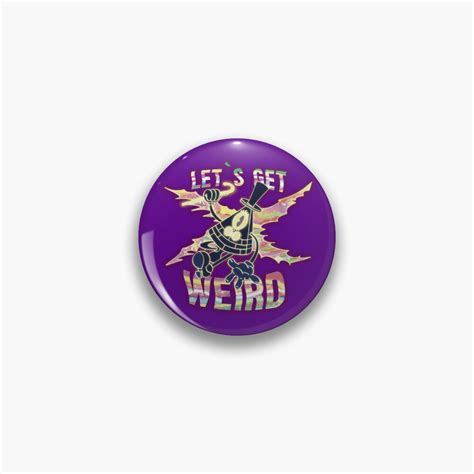 Bill Cipher Lets Get Weird Sticker For Sale By Vellutoarts