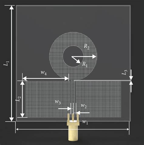 A Schematic Diagram Of The Structure Of A Coplanar Waveguide Loop