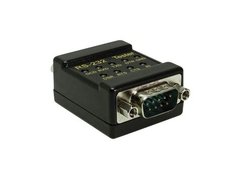 Cablemax Rs 232 Led Link Tester Db 9 Male To Db 9 Female