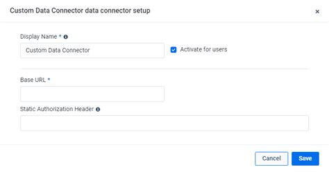 How To Enable A Custom Data Connector Knowledge Base