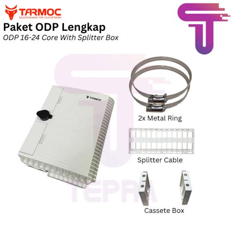 Jual Tarmoc Odp 8 Core Odp 16 Core Lengkap Splitter Box Fo Odp 8c 16c Double Lock Shopee