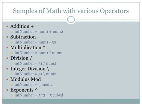 Ppt 601 Apply Operators And Boolean Expressions Powerpoint