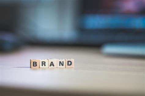 Premium Photo Business Brand And Identity Concept Close Up Picture Of Wooden Cubes With The