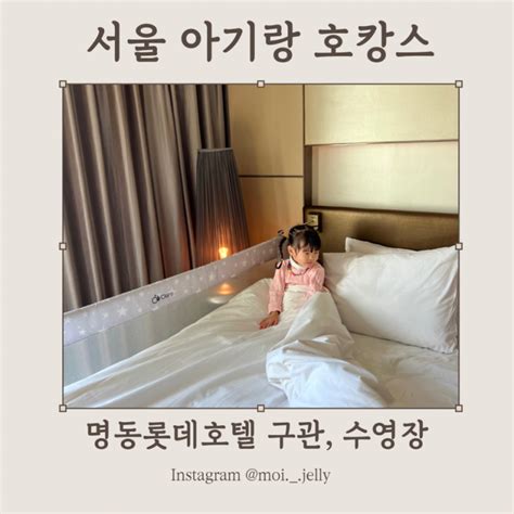 서울 아기랑 겨울 호캉스 명동 롯데호텔 가격 수영장 주차 꿀 팁 네이버 블로그