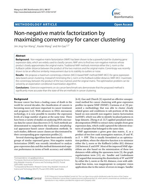pdf non negative matrix factorization by maximizing correntropy for