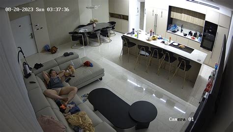 Nanny Open Legs When Sleep