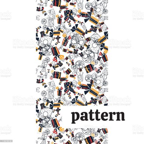 크리스마스 선물 상자 패턴입니다 표면 디자인에 아름 다운 선물 상자입니다 감싸는 아름 다운 스칸디나비아 스타일 선물 기념일에 대한 스톡 벡터 아트 및 기타 이미지 Istock