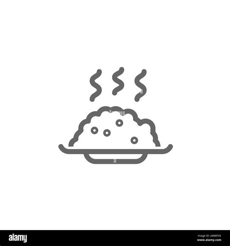 Delicacy Line Icon Graphic Resource Template Vector Illustration