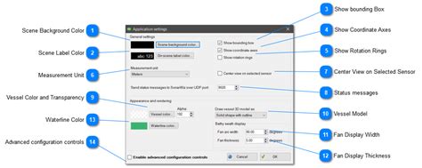 Application Settings Window