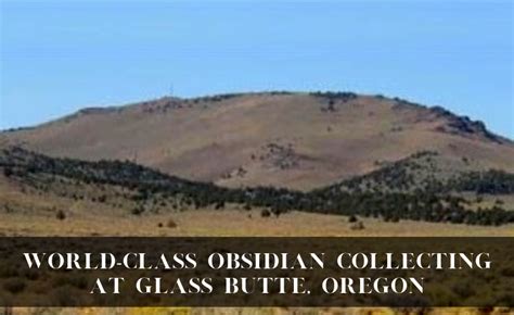 World Class Obsidian Collecting At Glass Butte Oregon