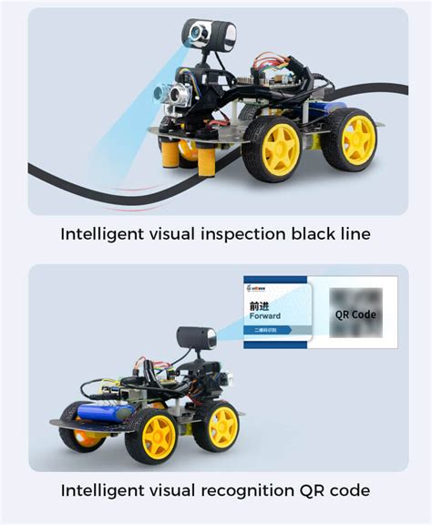 Xiaor Geek Raspberry Pi 4b4g Ai Vision Ds Smart Programmable Robot Car