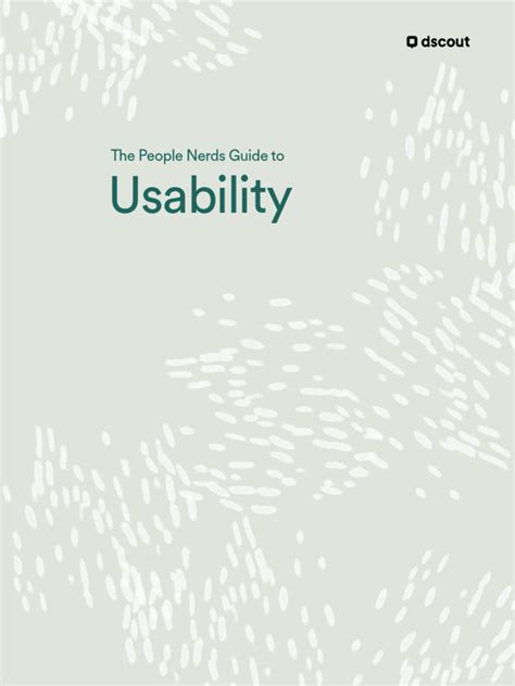 Dscout Usability Testing Guide Ebook Final Pdf Usability