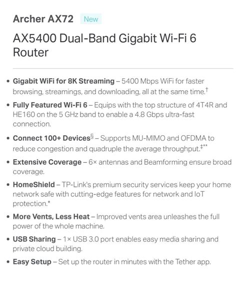BNIB TP Link AX5400 Router Computers Tech Parts Accessories Networking On Carousell