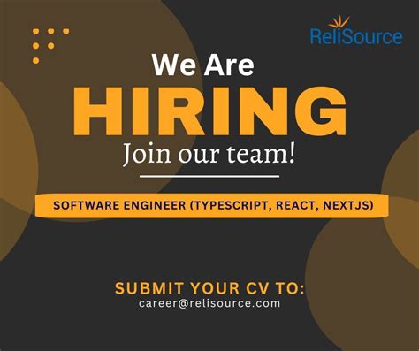 career gateway on linkedin relisource is hiring software engineer