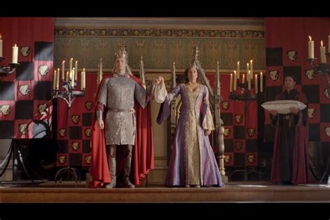 King Arthur And Queen Guinevere In Medieval Costumes Merlin Lady