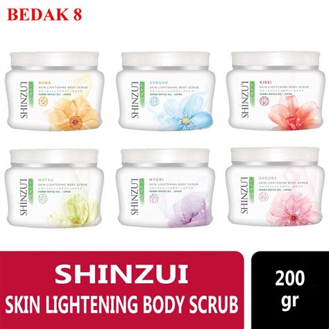 Jual Shinzui Skin Lightening Body Scrub 200 Gr Lulur Shinzui 200 Gr