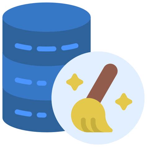 Data Cleaning Clean Sweep Database Icon Download On Iconfinder