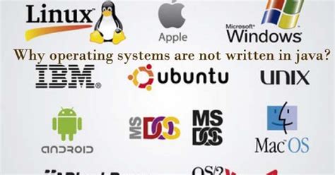 Why Operating Systems Are Not Written In Java ~ Tutorialtpoint Java Tutorial C Tutorial