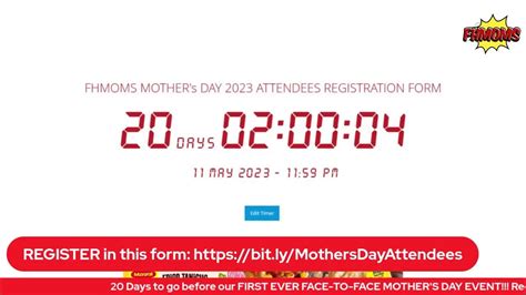 Fhmoms Mothers Day 2023 Attendees Registration Form Youtube