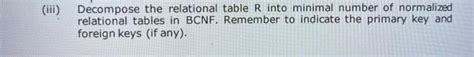 Solved Consider The Relational Schemas Given Below And The