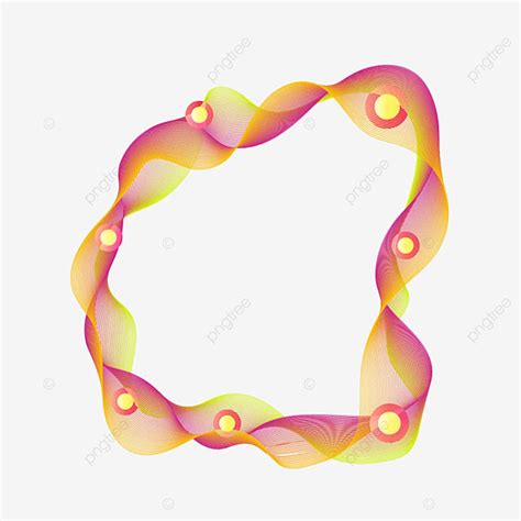 추상 프레임 테두리 디자인 흐름 선 요약 Png 일러스트 및 벡터 에 대한 무료 다운로드 Pngtree
