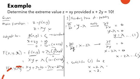 Week 14 Optimization With Constraints Lagrange Method Youtube